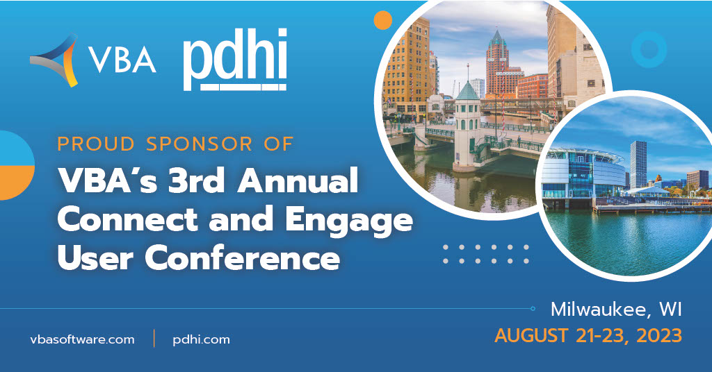PDHI VBA Connect and Engage User Conference Sponsor 2024